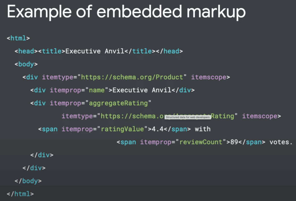 Example of Schema Markup - Arc Intermedia